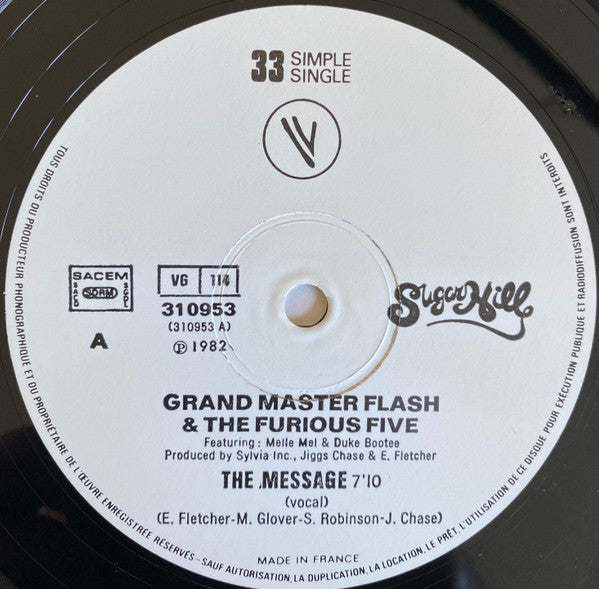The Message by Grandmaster Flash & The Furious Five – discosdobau