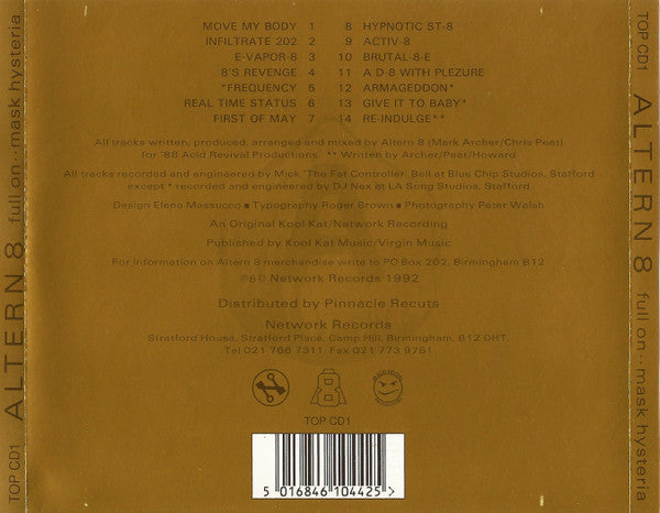 Full On ·· Mask Hysteria by Altern 8 – discosdobau